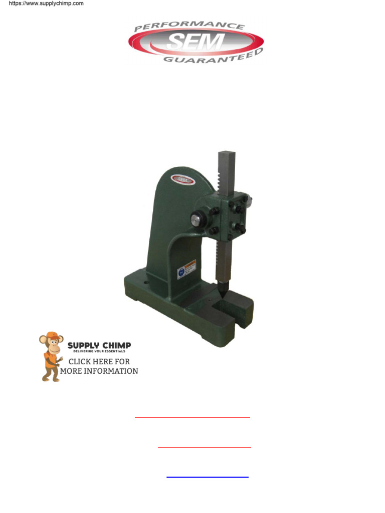 SEM 0100 Sledgehammer Manual | PDF | Screw | Nut (Hardware)