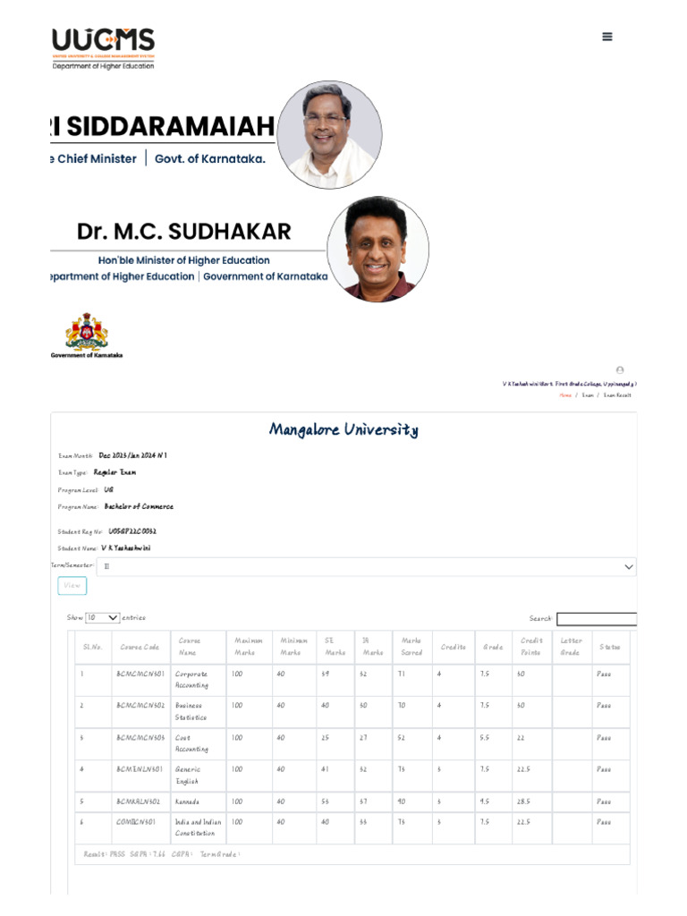 UUCMS - Unified University College Management System | PDF