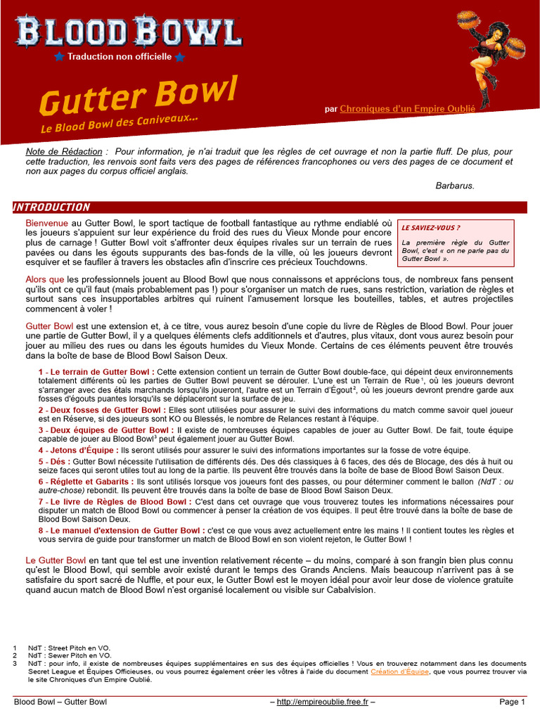 Gutter Bowl | PDF