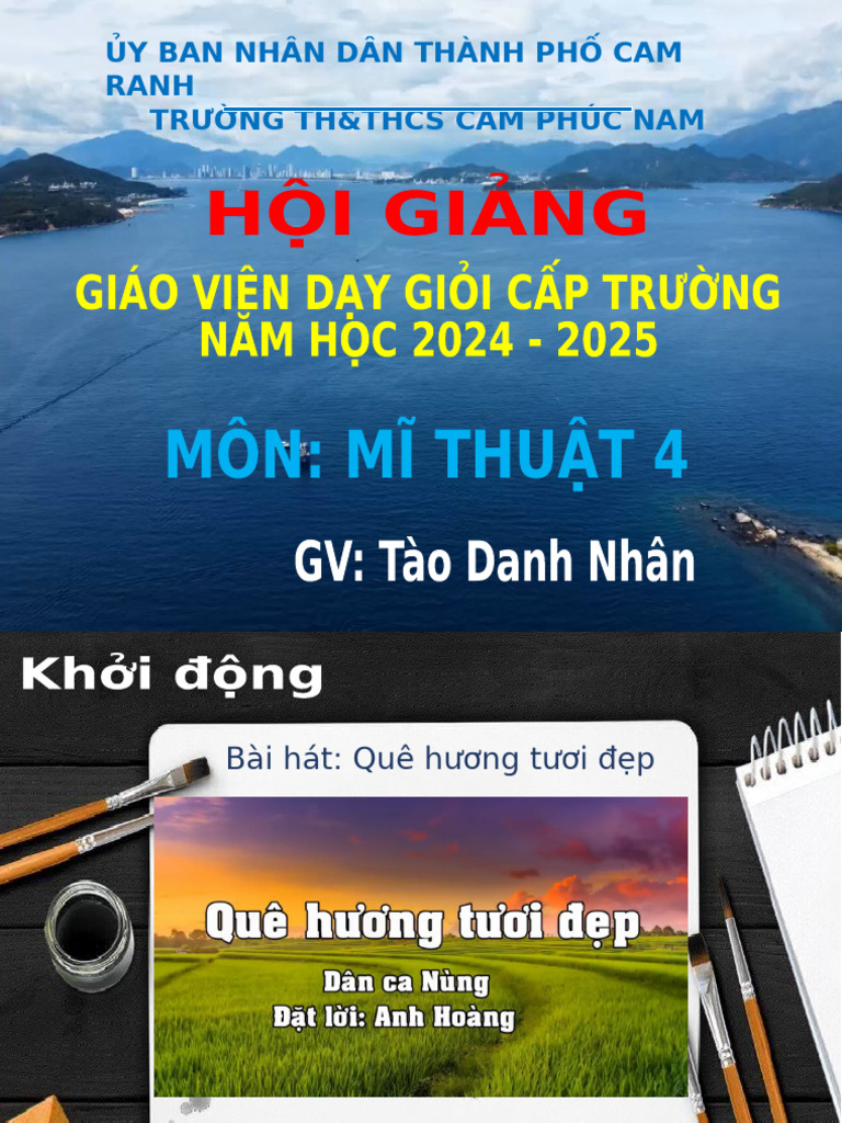 Mi Thuat 4 Chu de 3 Canh Dep Que Huong Tiet 4 | PDF
