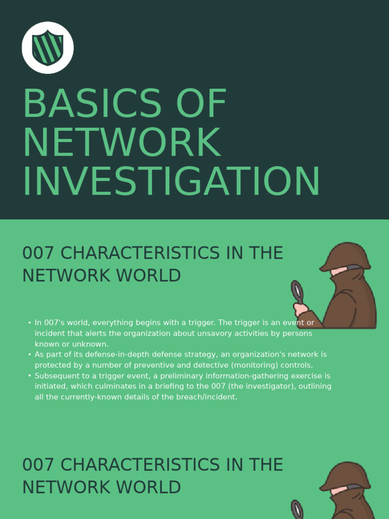 Basics of Network Investigation | PDF | Security | Computer Security