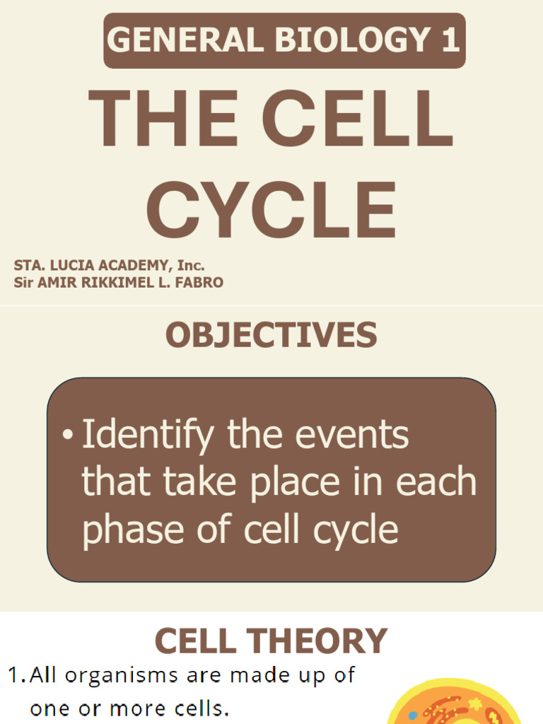 L5 Cell Cycle & Cell Division | PDF | Mitosis | Meiosis