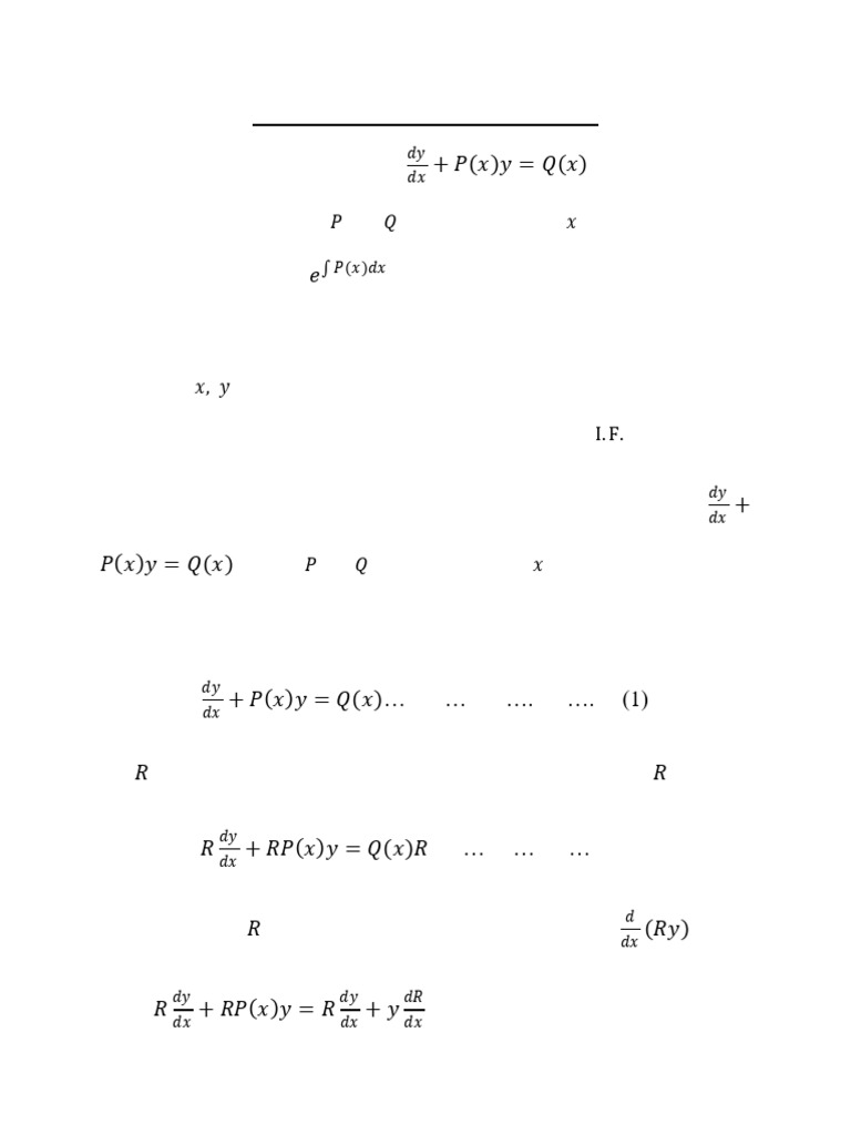 Lecture 4 and 5 (Linear) | PDF | Mathematical Objects | Equations Lecture 4 and 5 (Linear) | PDF | Mathematical Objects | Equations