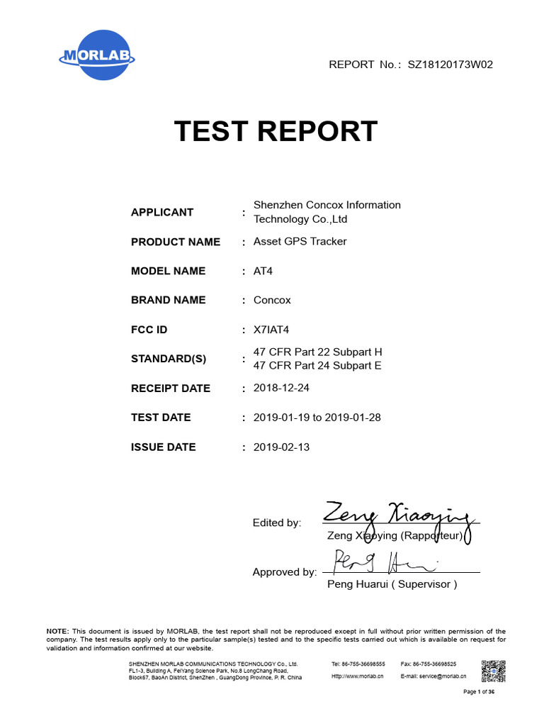 GSM Test Report 4180771 | PDF | Electricity | Information And ...