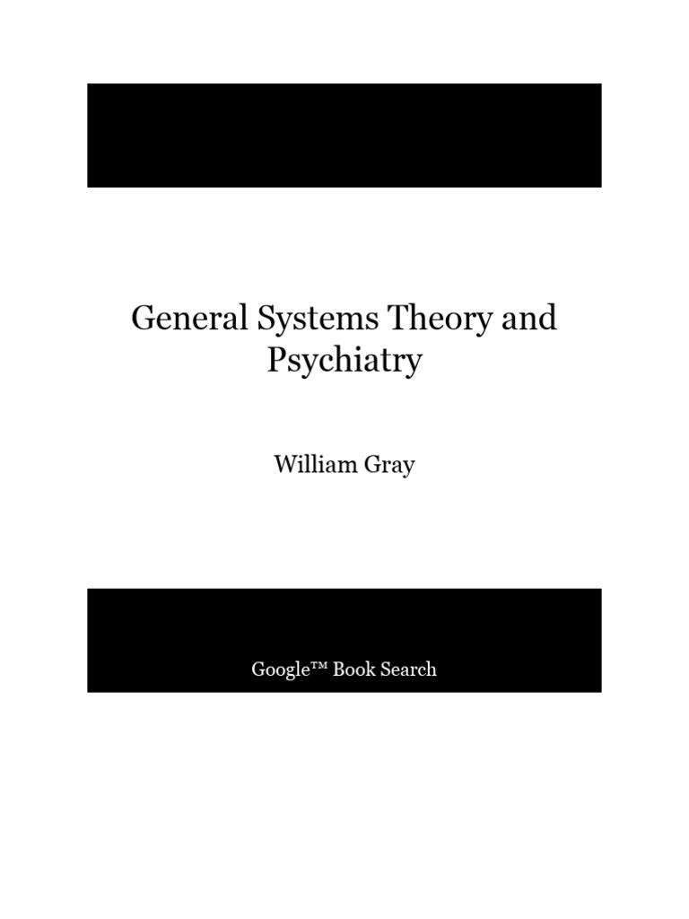 General Systems Theory | PDF | Systems Theory | System
