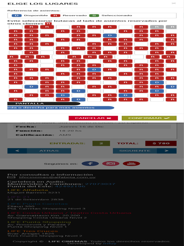 Cartelera de Cine - LIFE Cinemas | PDF