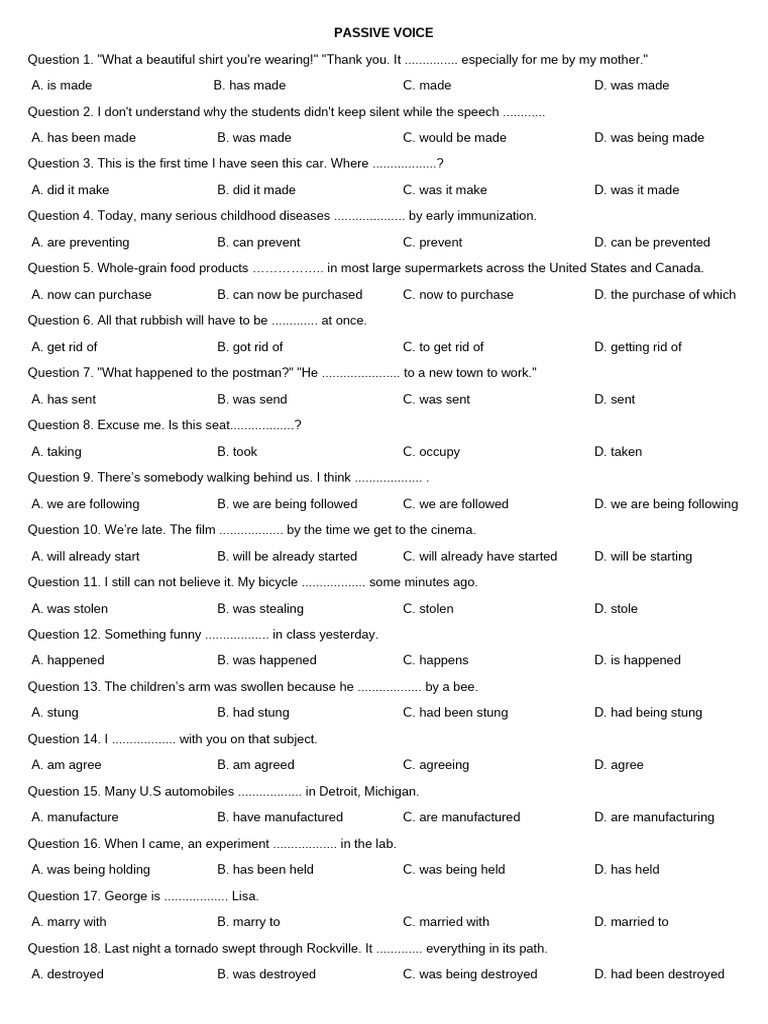 Passive Voice +relative Clause | PDF