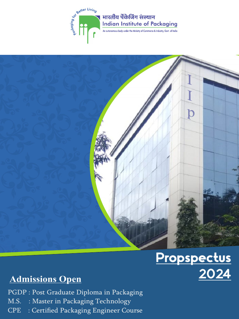 Prospectus 2024 Final | PDF | Packaging And Labeling | Academic Degree