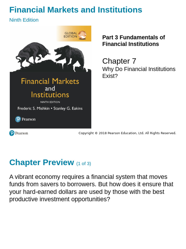 Mishkin FMI9ge PPT C07 | PDF | Adverse Selection | Credit Rating Agency
