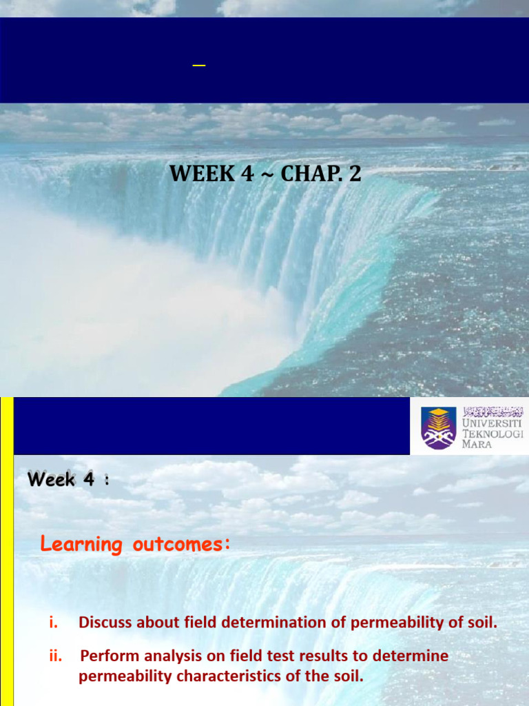 ECG426 - Week 4 - II - Permeability | PDF | Aquifer | Permeability (Earth Sciences)