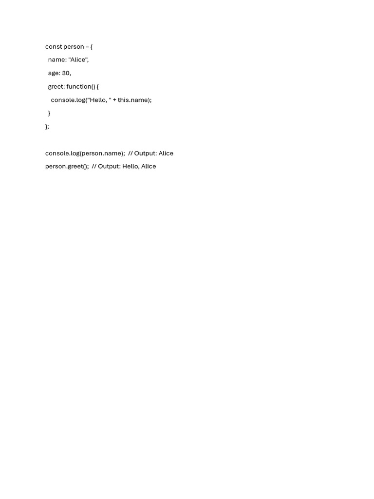 Accessing Object Properties | PDF Accessing Object Properties | PDF