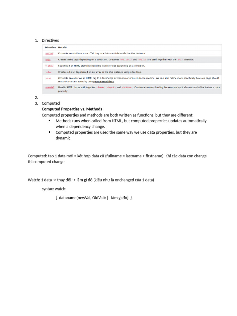 Computed Properties vs. Methods Guide | PDF