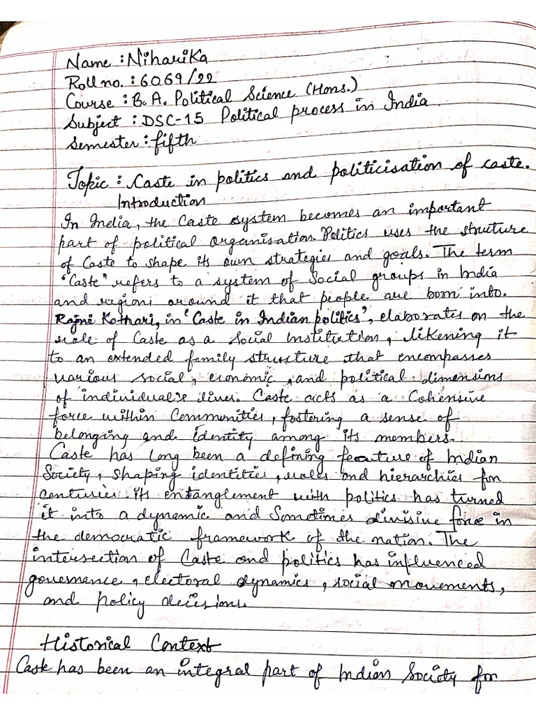 Political Process in India | PDF