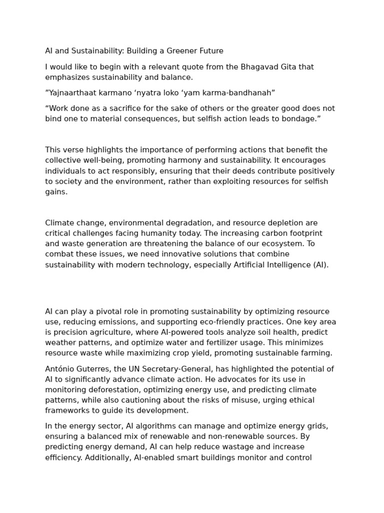 IIT BOMBAY | PDF | Sustainability | Artificial Intelligence