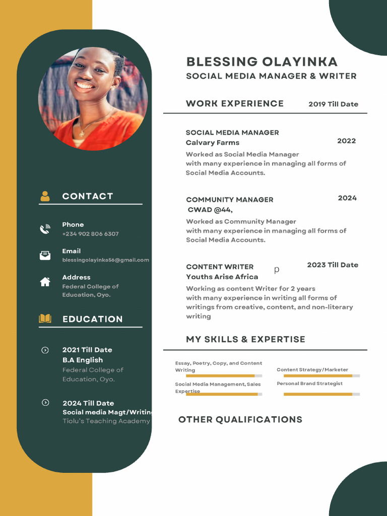 Blessing Olayinka Resume 20241211 144534 0000 | PDF
