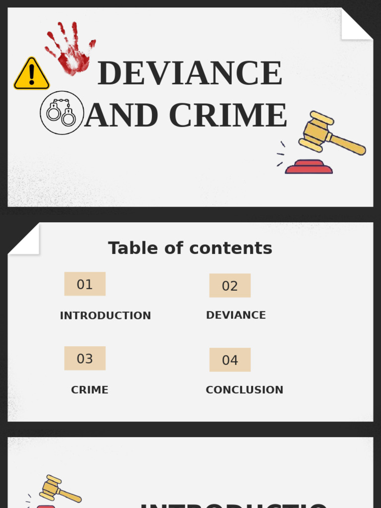 Devinace and crime | PDF | Deviance (Sociology) | Criminology
