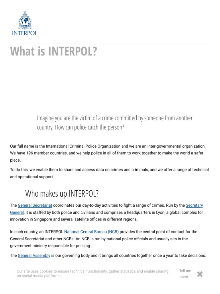 What is Interpol | PDF | Securities | National Security