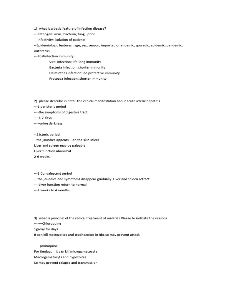 What is a Basic Feature of Infection Disease | PDF | Infection | Virus