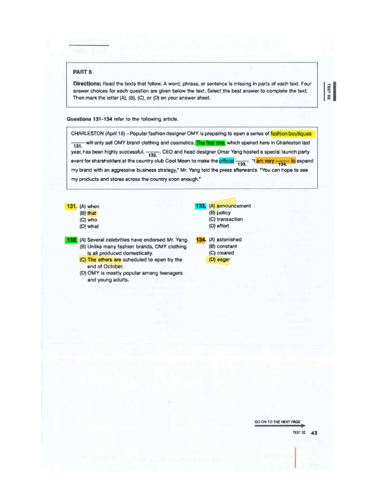 RC Test 2 Part 6 | PDF