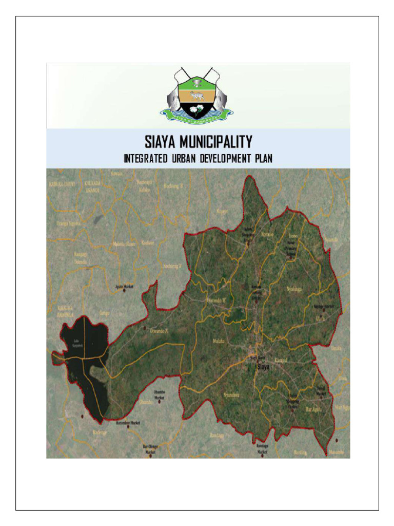 Siaya Municipality Report | PDF | Cost Of Living | Infrastructure