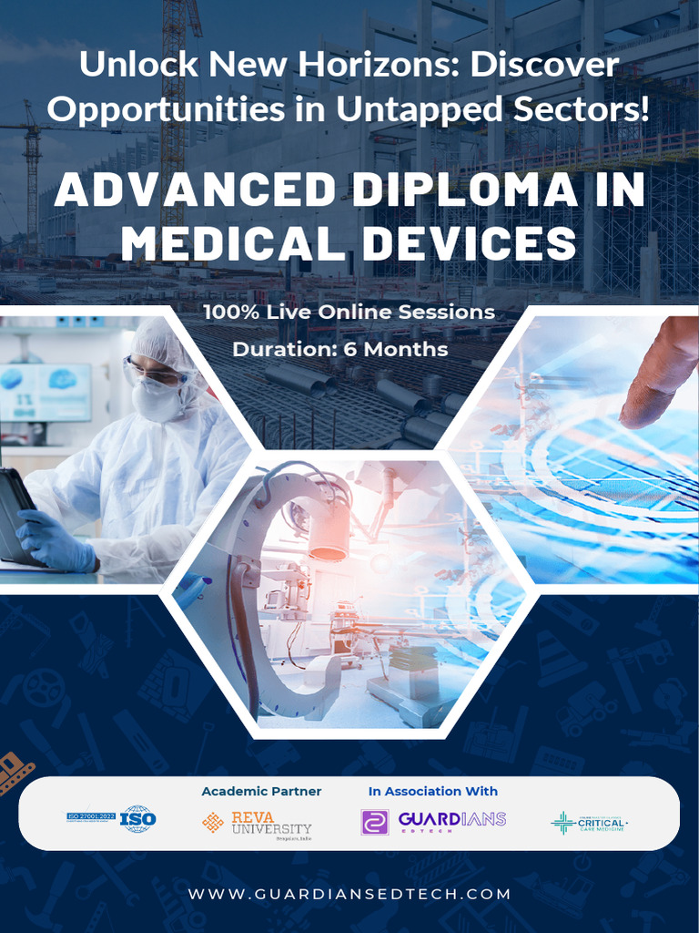 Advanced Diploma in Medical Devices - 6 Months | PDF | Medical Device ...