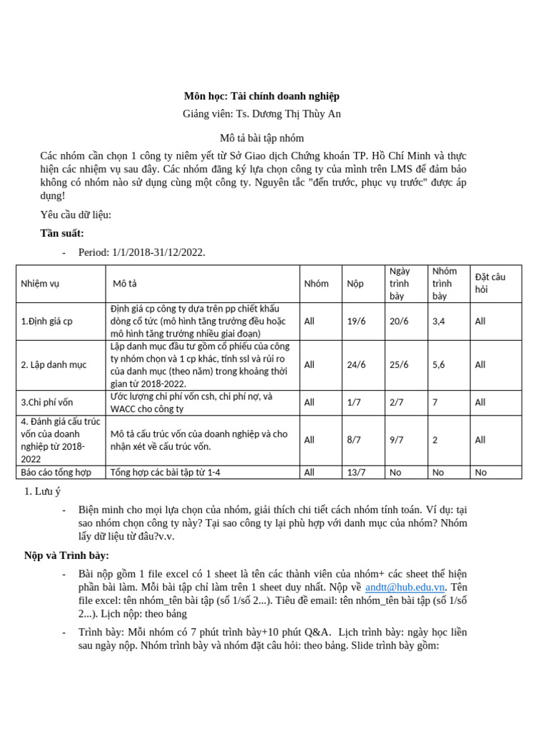 Bai Tap Nhom TCDN | PDF