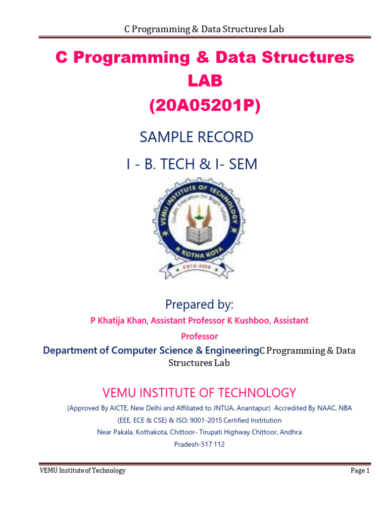 JNTUAC-Programming & Data Structures Lab - PPT | PDF | Queue (Abstract ... JNTUAC-Programming & Data Structures Lab - PPT | PDF | Queue (Abstract ...