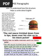 (GR) A Guide To Using Point-Evidence-Explanation | PDF | Ellipsis | Essays