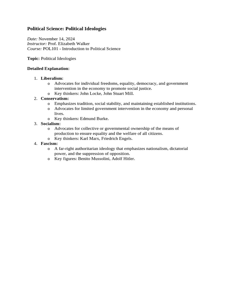 Political Science | PDF