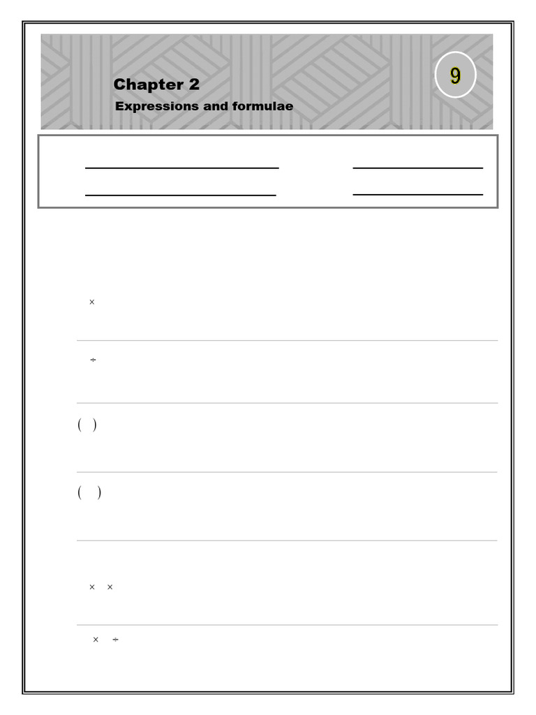 Grade 8 Math Final Revision Sheet | PDF | Interest | Equations