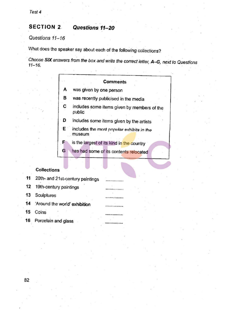 SECTION 2 - TEST 4 - CAM 11 (MAP) | PDF