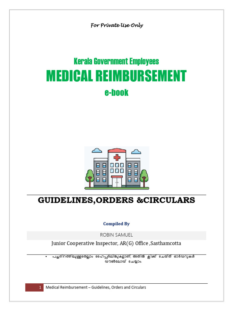 Medical Reimbursement 2024 | PDF