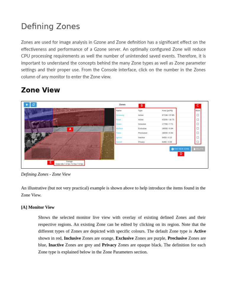 Defining Zones | PDF | Pixel | Camera