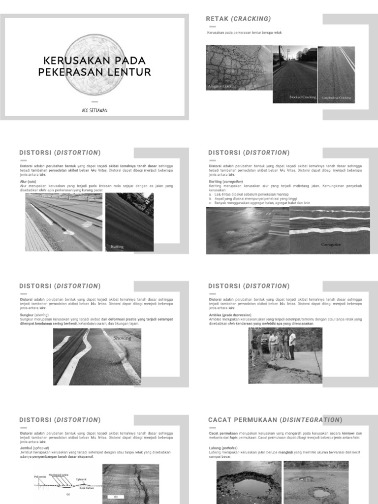kerusakan aspal | PDF