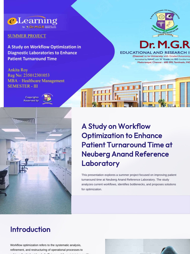 Optimize Lab Workflow for Faster Results | PDF | Laboratories | Automation