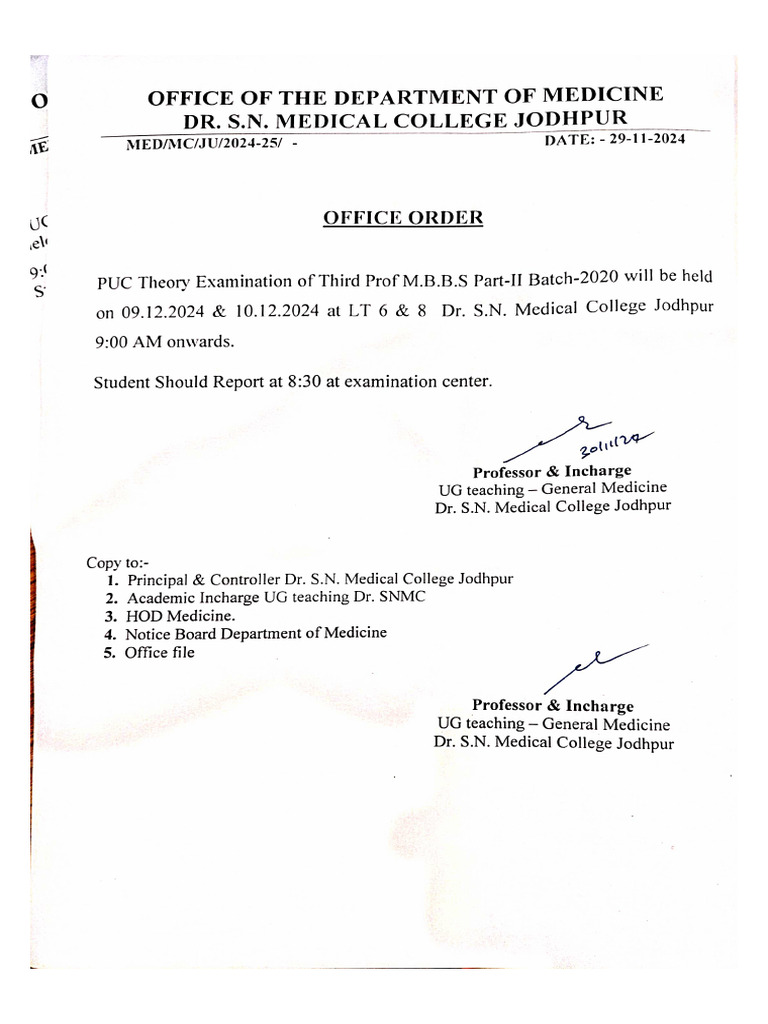 PUC office order | PDF