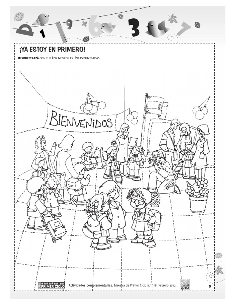 Actividades Complementarias para 1º Año de EP. Cuadernillo 2 | PDF