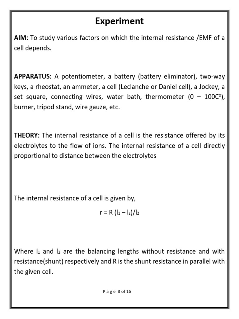 Physics - Print (Black) Part 3 | PDF | Electrical Resistance And Conductance | Electricity