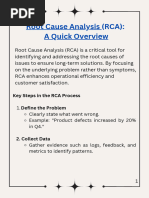 RCCA Form and Example - v1.1 | PDF