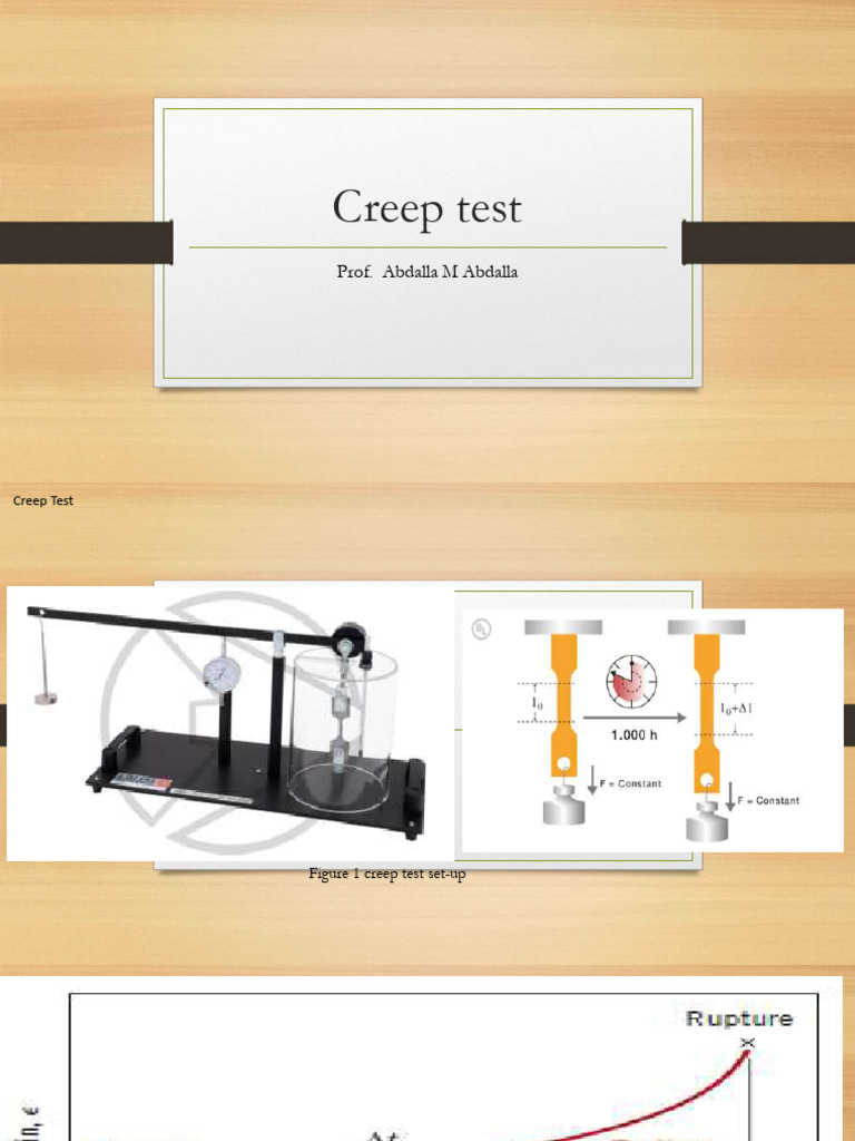 Lecture 6- creep test | PDF | Creep (Deformation) | Fracture