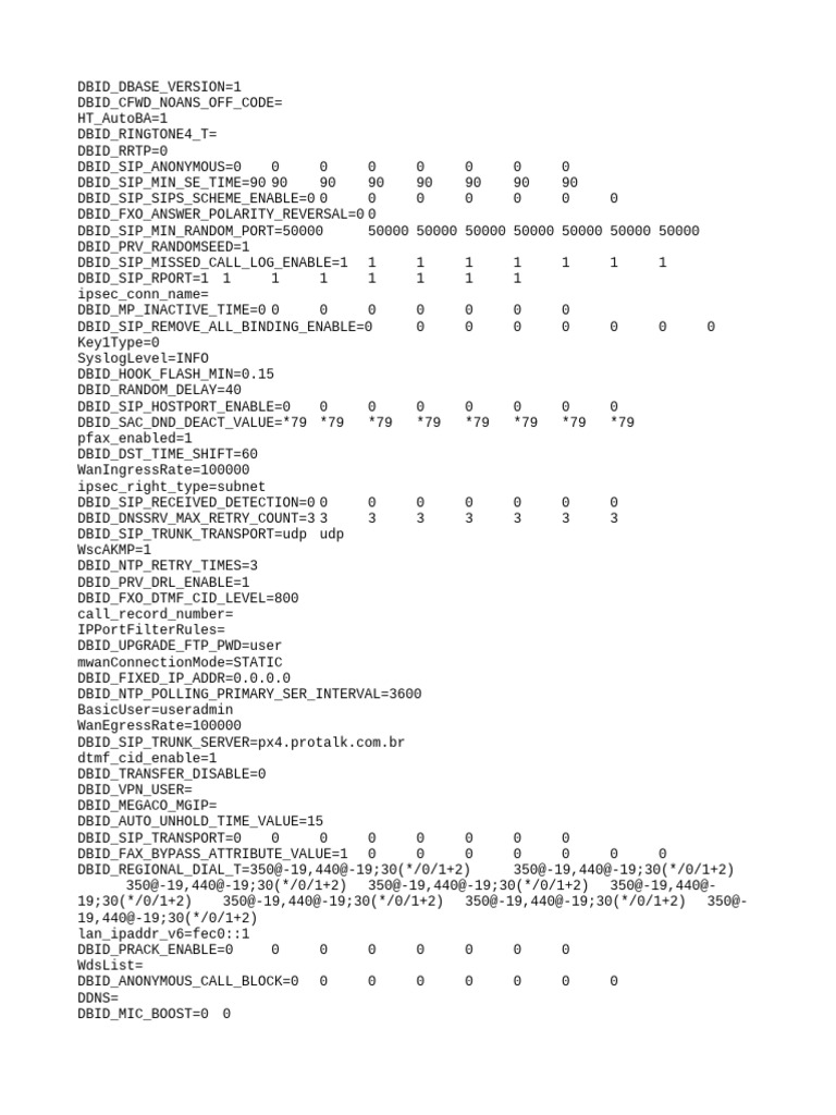 BACKUPKHOMPANITAConfigfile CFG | PDF