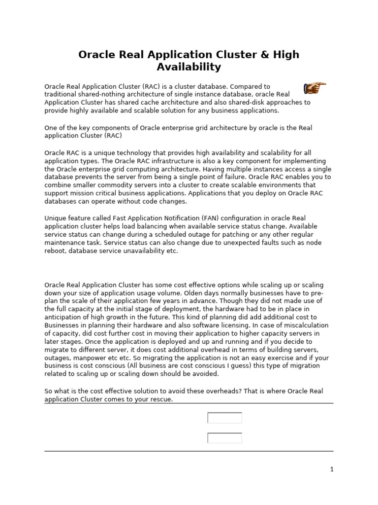 Oracle Real Application Cluster Pdf Computer Cluster File System 7488