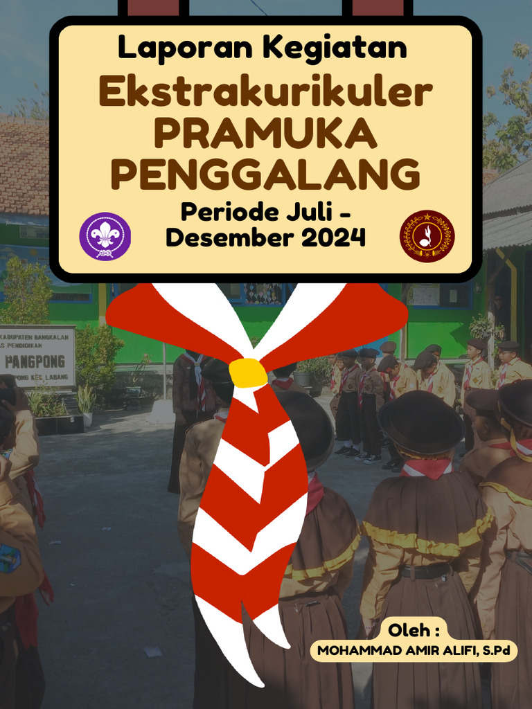 Laporan Pembina Ekstrakurikuler Pramuka JULI - DESEMBER 2024 | PDF