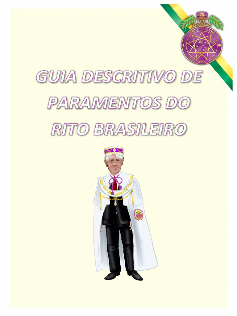 Guia de Paramentos do Rito Brasileiro | PDF | Loja Maçônica | Triângulo