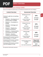 OCR (A) Biology A-Level Module 2 Foundations in Biology Revision - PMT ...