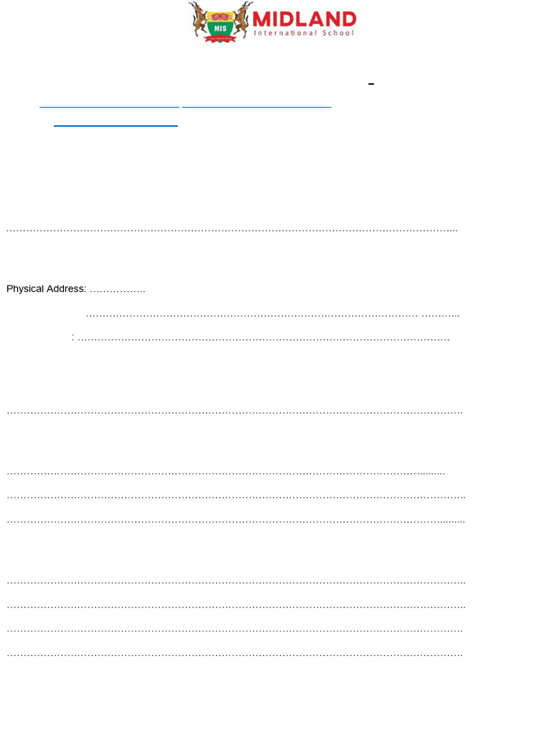 Donation Template - Midland | PDF