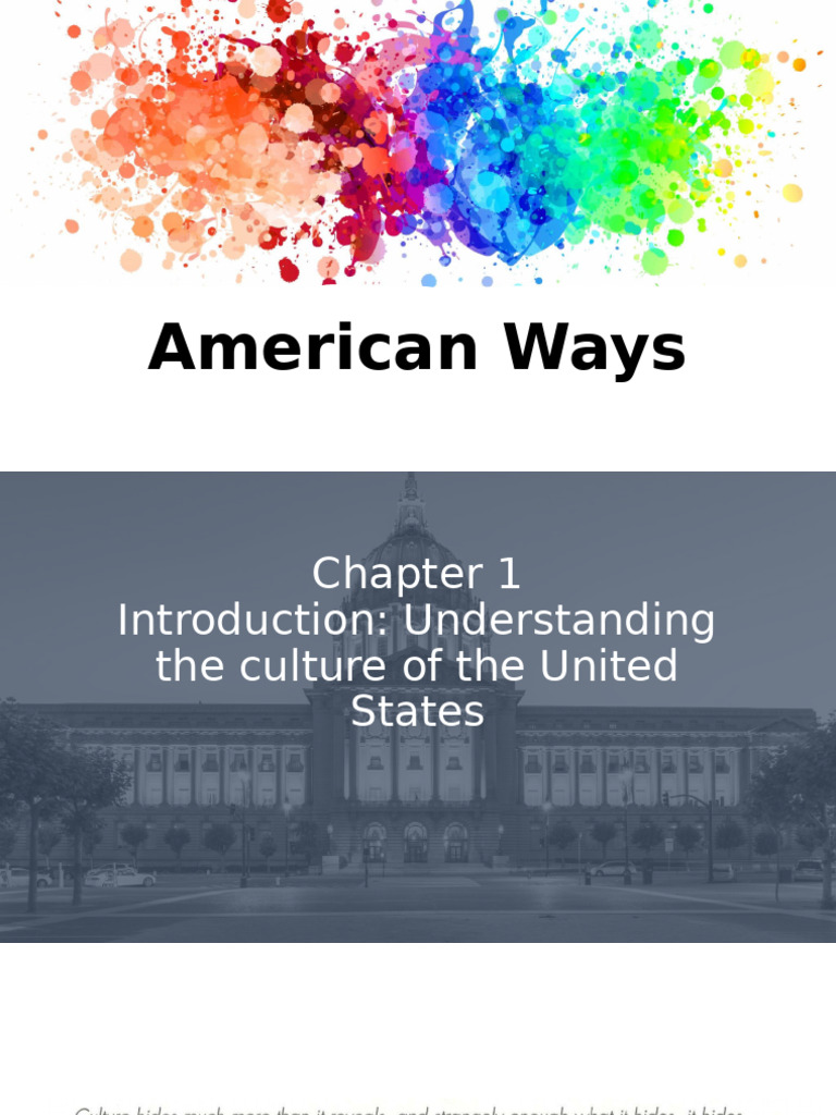 Buổi 6 - American Culture | PDF | Hispanic And Latino Americans ...
