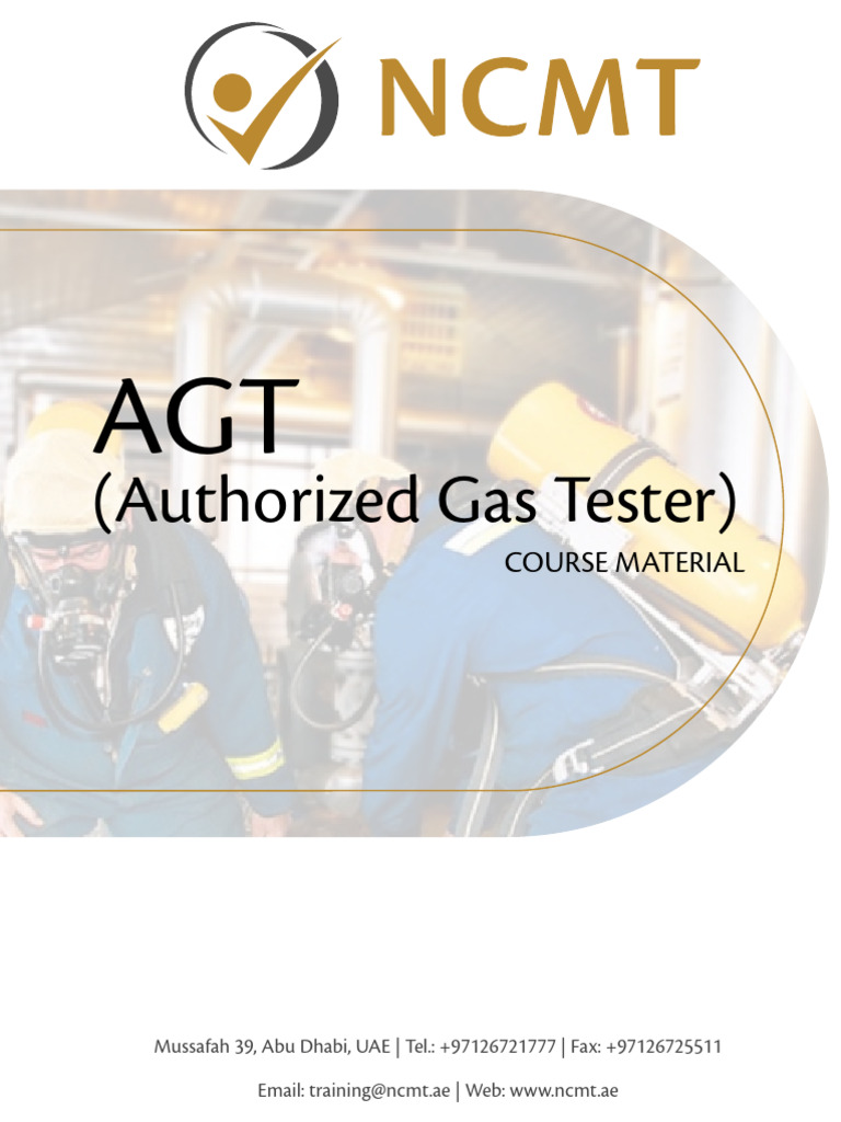 AGT-Course-material | PDF | Personal Protective Equipment | Gases