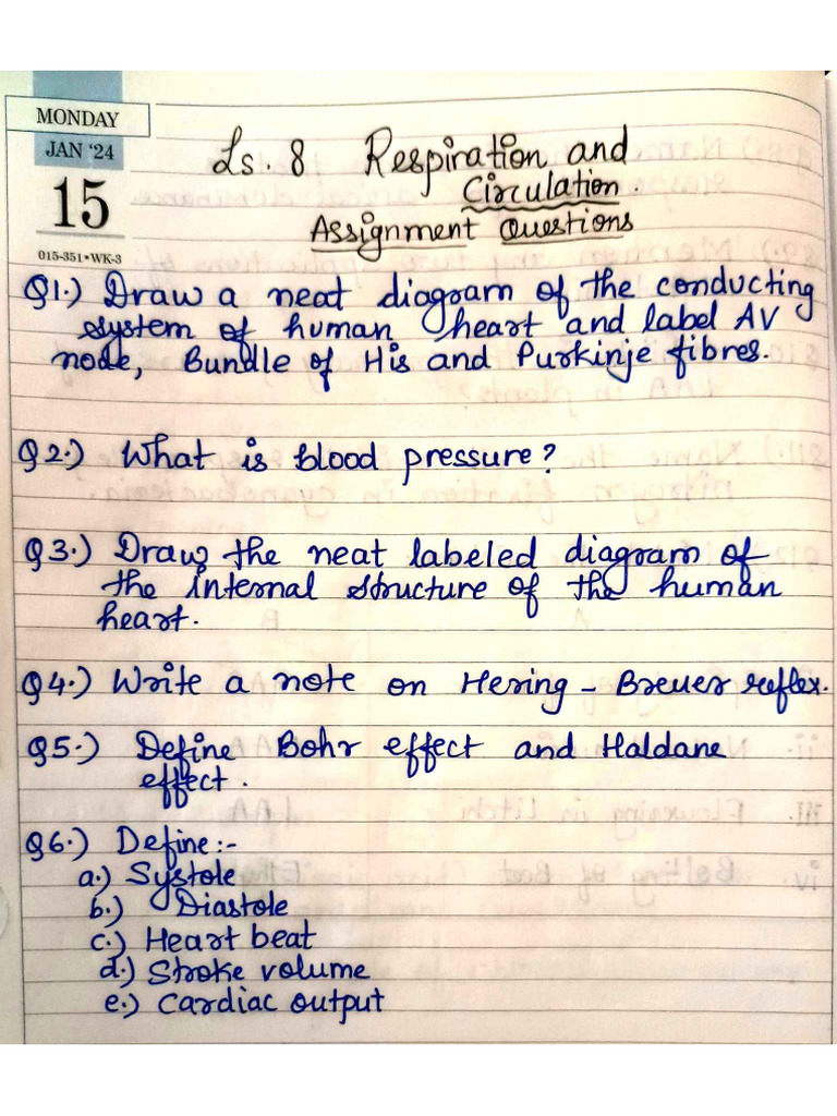 Std-12 Ls.8 Bio Assignment | PDF
