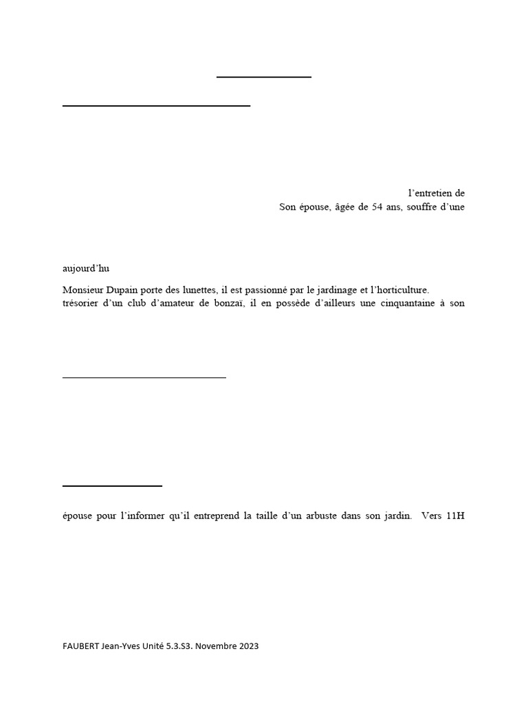 Exercice 1 - Cas Concret AVC | PDF | Accident vasculaire cérébral ...